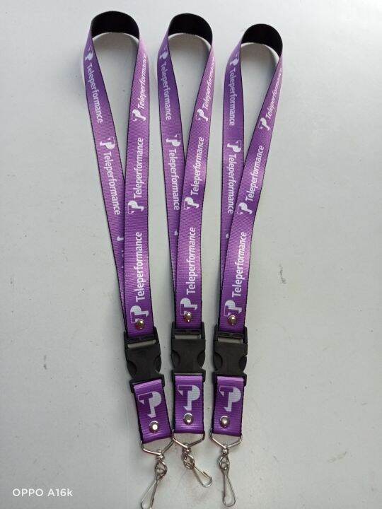 TELEPERFORMANCE VIOLET ID LACE LANYARDS SLING | Lazada PH