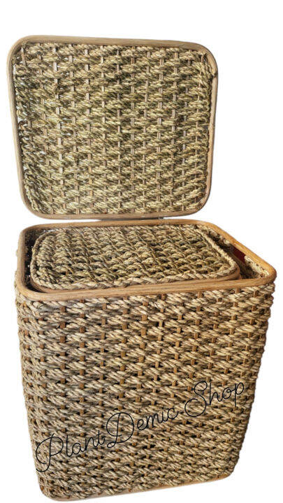 ratan native / classic storage bin / laundry basket set of 2 | Lazada PH