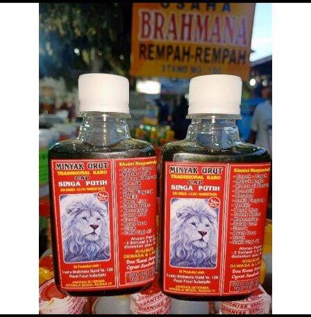 minyak Karo panas cap singa putih kemasan 250ml | Lazada Indonesia