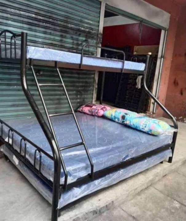 R Type Buno Bed Queen Size With Single Size Pullout Set With Uratex Foam Lazada Ph