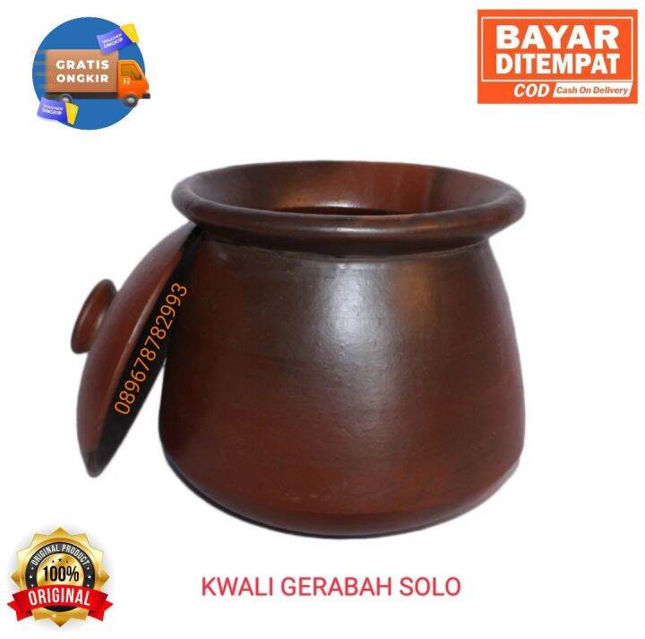 KWALI GERABAH TANAH LIAT / DANDANG KUALI SOTO KWALI GUDEG NATURAL ALAMI ...