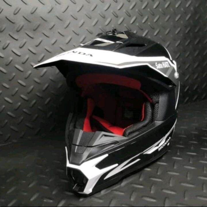 Helm Croos Crf Original Honda | Lazada Indonesia