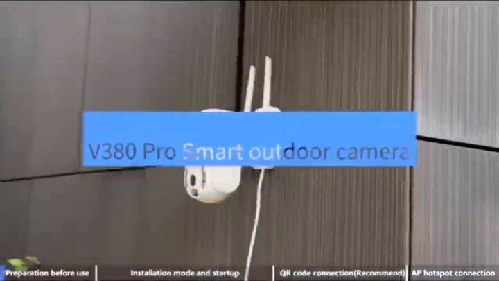 V380 Pro cctv camera wifi cctv camera connect cellphone with voice ...