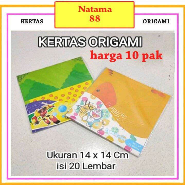 10 Pak Kertas Origami isi 20 Lembar ( 14 x 14 Cm ) | Lazada Indonesia