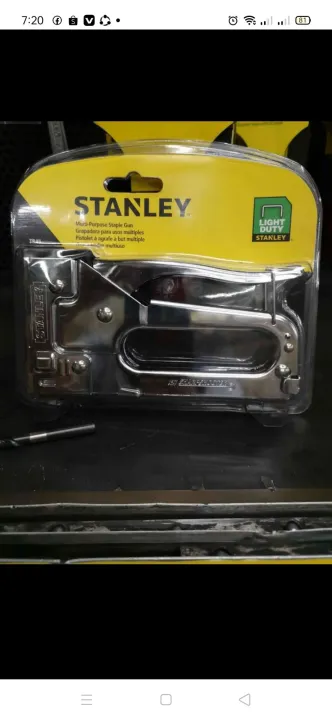 STANLEY STAPLE BULLETS OR GUN TACKER a multi purpose staple gun can use ...