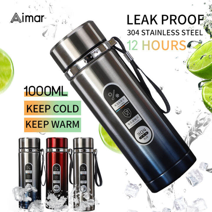 Tumbler hot and cold Insulation Cup Vacuum thermos Water Bottle Portable Stainless Steel aqua ...