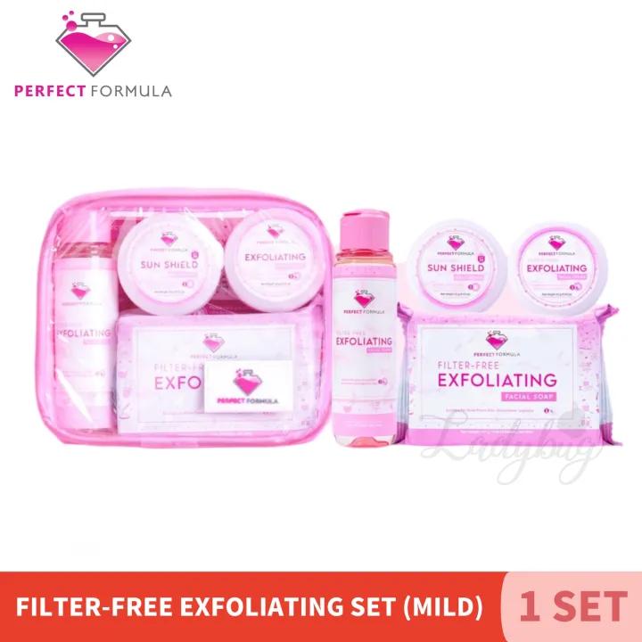 Perfect Formula Filter-Free Exfoliating Facial Set (Mild Rejuvenating ...