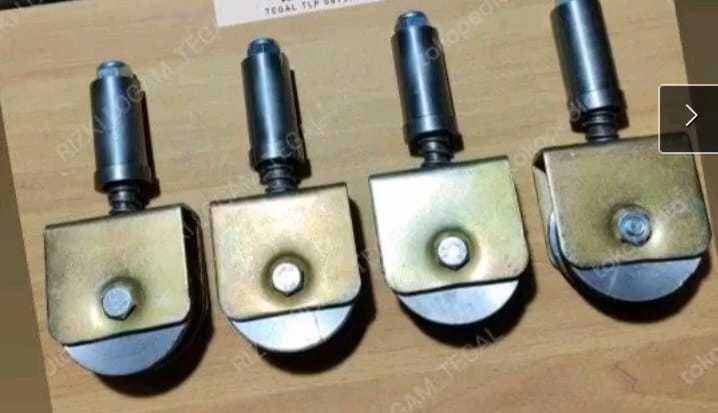 Roda sleding besi super pintu dorong lipat rel sleding pagar besi 8cm ...