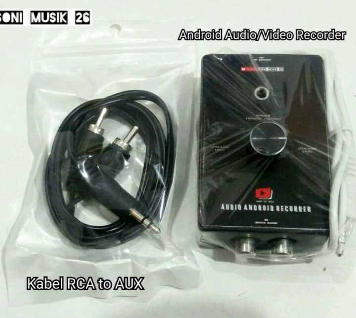 Alat rekam dari mixer ke HP Android + AUX | Lazada Indonesia
