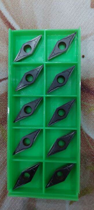 มึดกลึง V16 R04, R08 หน้าเดียว เม็ดหนัก เกรดเหล็กเหนียว เหล็กหล่อ สแตนเลส งานญี่ปุ่น (1กล่อง10 ...