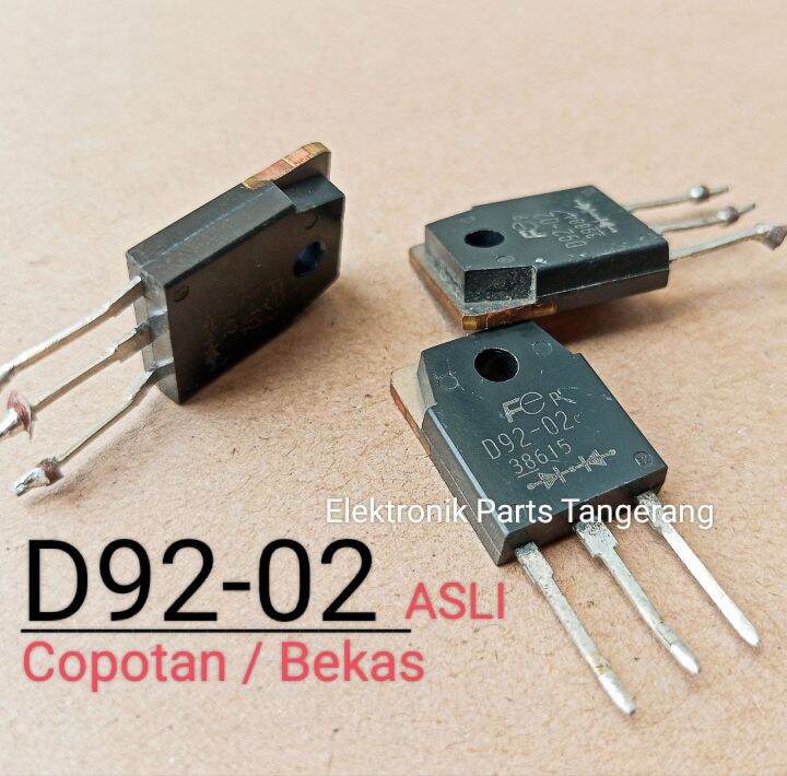DIODE D92-02 ASLI ULTRAFAST 20A 200V (Barang Copotan/BEKAS) DIODA D92 ...
