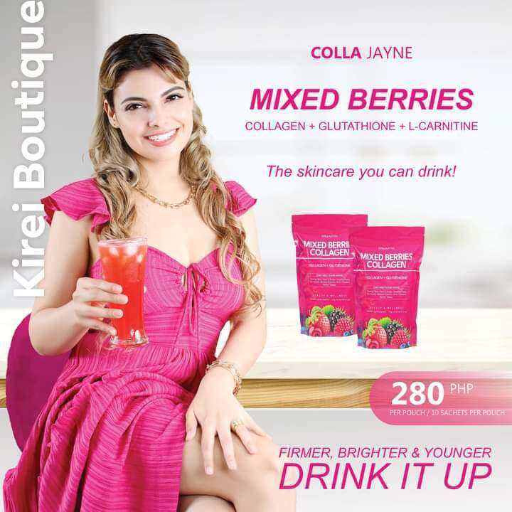 ON HAND Collajayne Mixed Berries Glutathione + Collagen | 10 Sachets ON ...