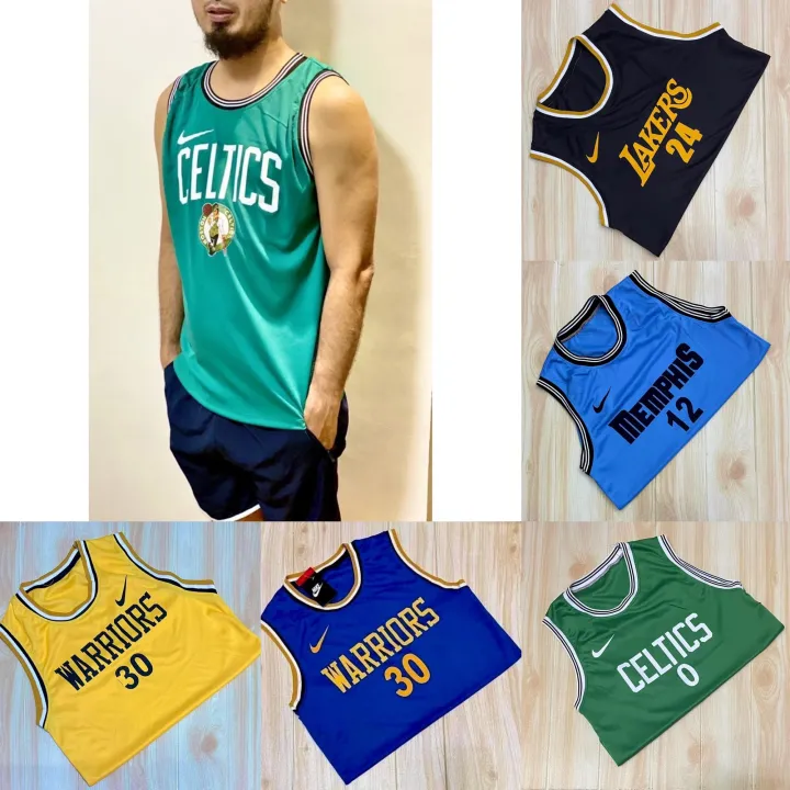 PLAIN NBA PRINT JERSEY SANDO FOR MENS | Lazada PH