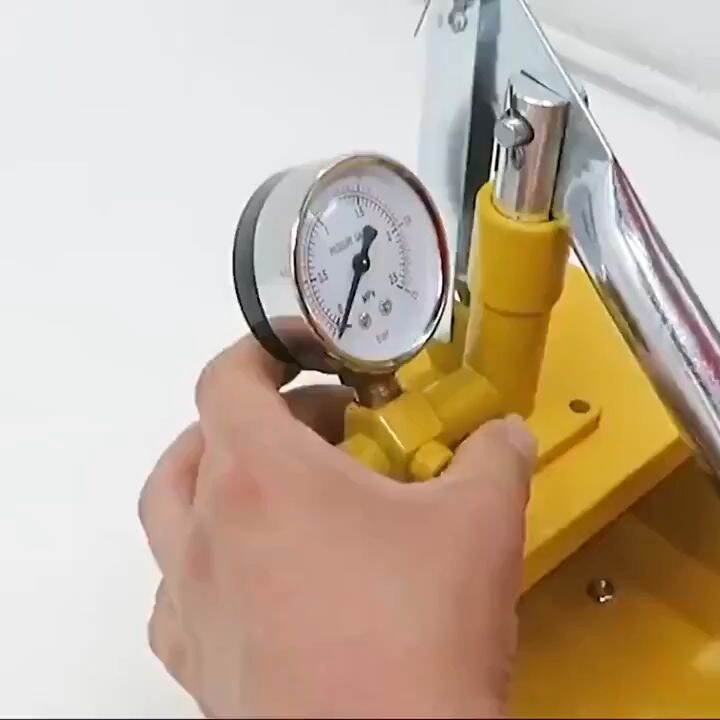 Manual Pressure Hydro Test Pump Aluminum 2.5MPa Pressure Test Pump 25KG ...