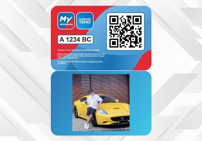kartu subsidi my pertamina qr bisa pakai foto sendiri | Lazada Indonesia