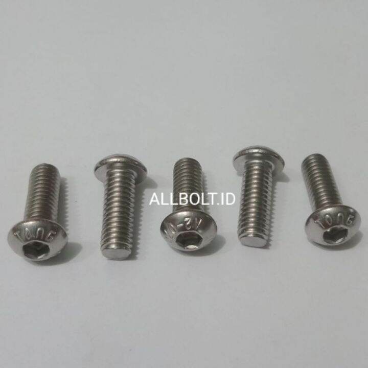 baut L button stainless 10/6mm x 15mm (2biji) | Lazada Indonesia