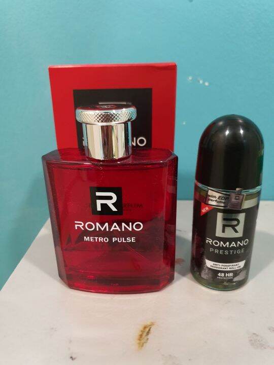 Romano Metro Pulse Parfum + Ramdom Romano Deodorant | Lazada