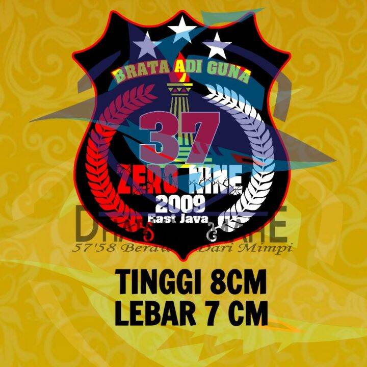 stiker Zero nine, Stiker angkatan bintara polisi tahin 2009, Polda Jawa ...