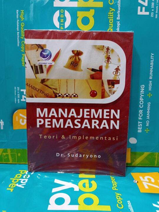 Buku MANAJEMEN PEMASARAN. TEORI & IMPLEMENTASI. by. Dr. Sudaryono | Lazada Indonesia