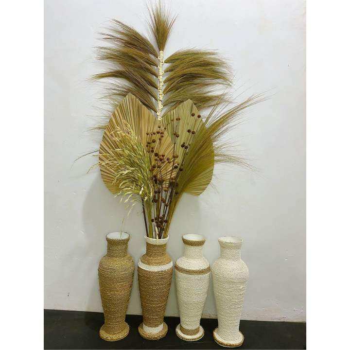 Bunga kering jumbo vas 50cm dan bunga rayung 2 meter | Lazada Indonesia