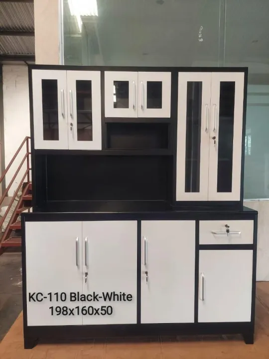 Kitchen Set 4 pintu Lemari Makan Lemari Dapur Lemari Sayur Rak Piring ...