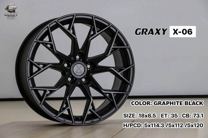 แม็กขอบ18 Graxy X-06 ล้อ Forged 5/114 (4วง) | Lazada.co.th