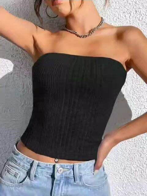 Minimalist Plain Tube Top for Women - XS to Medium - xs to medium ...