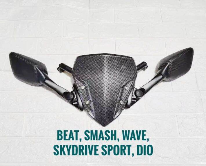 Honda Wave, Beat, Dio, Skydrive Sport, Smash, Visor with R25 Side ...