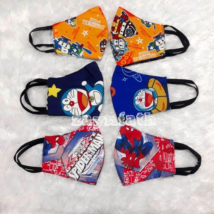 masker anak karakter/masker anak tk-sd/masker anak anak/masker anak ...