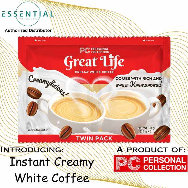 Personal Collection Great Life Creamy White Coffee 50g by 10 Sachets ...