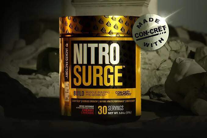 Nitro Surge BUILD Pre Workout with Creatine for Muscle Building - Con ...