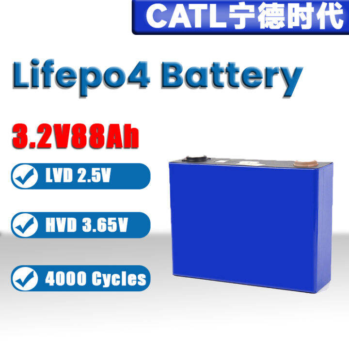 【Brand New】 Solar Lithium Lifepo4 Battery 88ah 3.2V Lithium Ion Battery ...