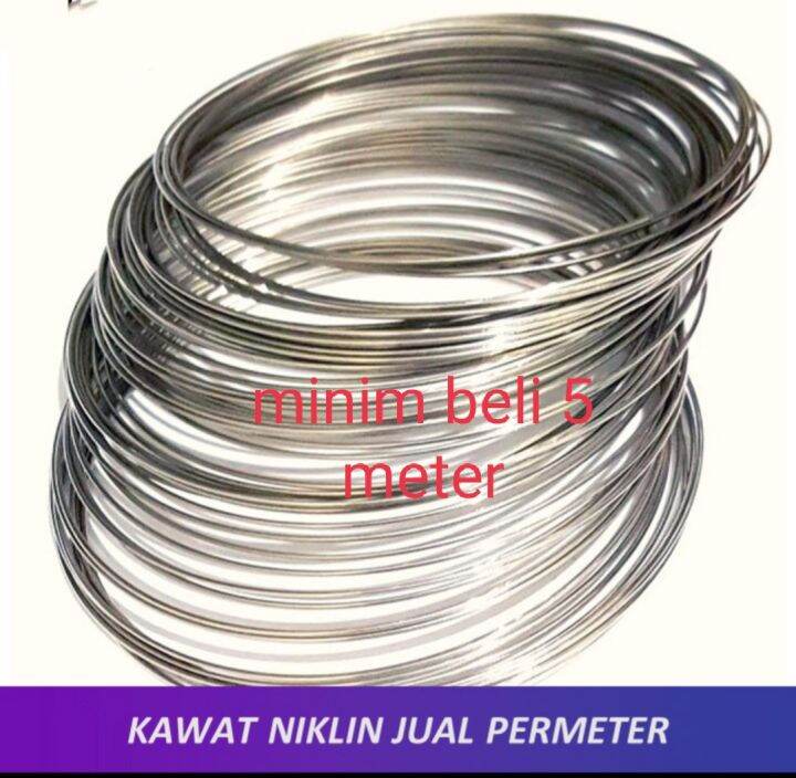 kawat niklin bulat 0,2-0,6mm | Lazada Indonesia
