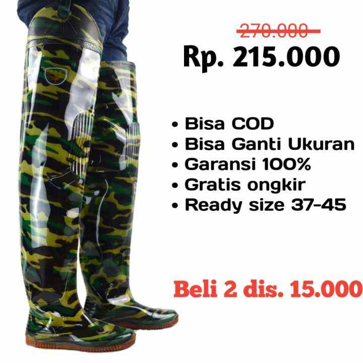 SEPATU BOOT PETANI 80CM TANPA SAMBUNGAN KUALITAS TERBAIK | Lazada Indonesia