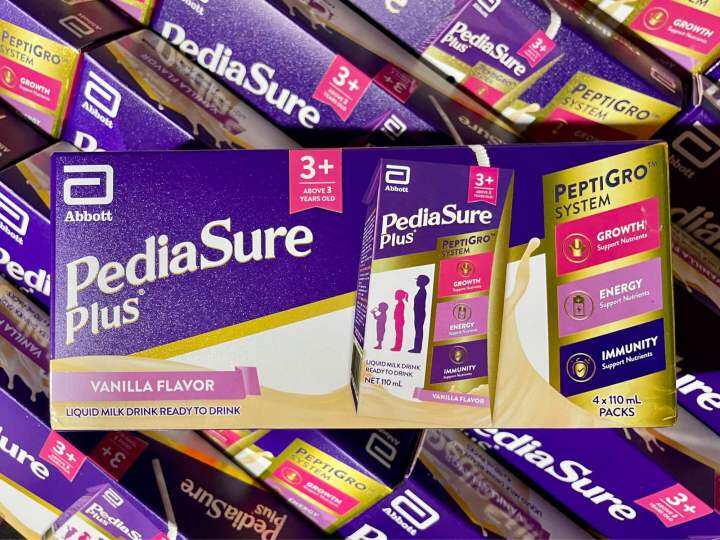 Pediasure Plus Vanilla Ready to drink (110mlx4) | Lazada PH