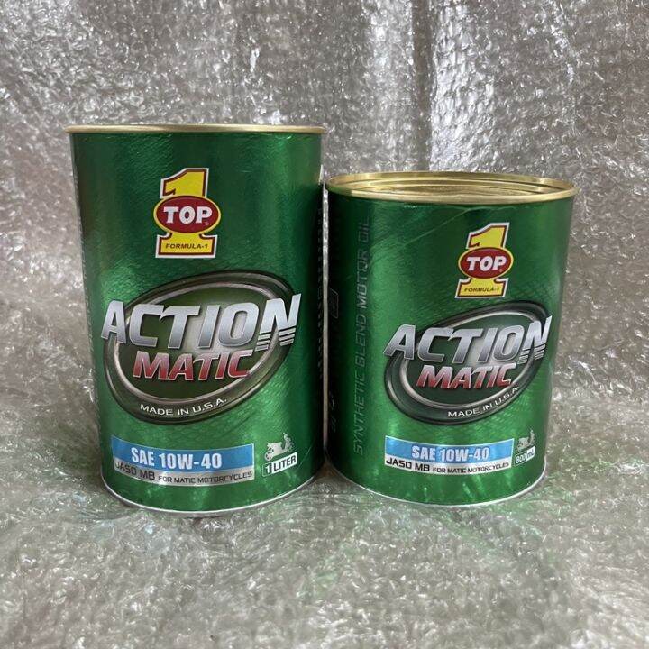 TOP 1 Action Matic Motorcycle Oil SAE 10w40 Engine Oil | Lazada PH