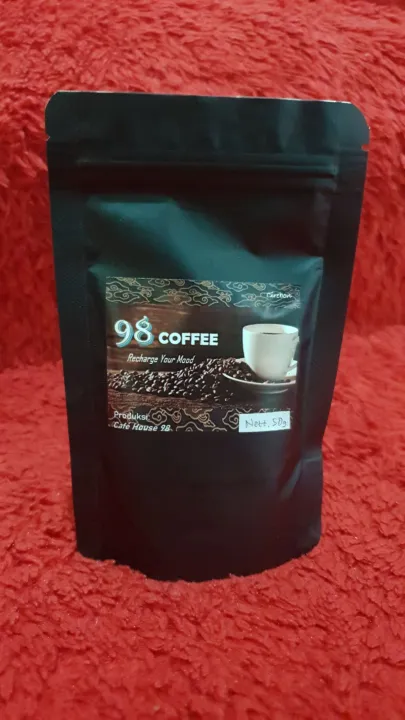 Coffee Khas Cafe House 98 kopi bubuk tanpa gula 50g | Lazada Indonesia