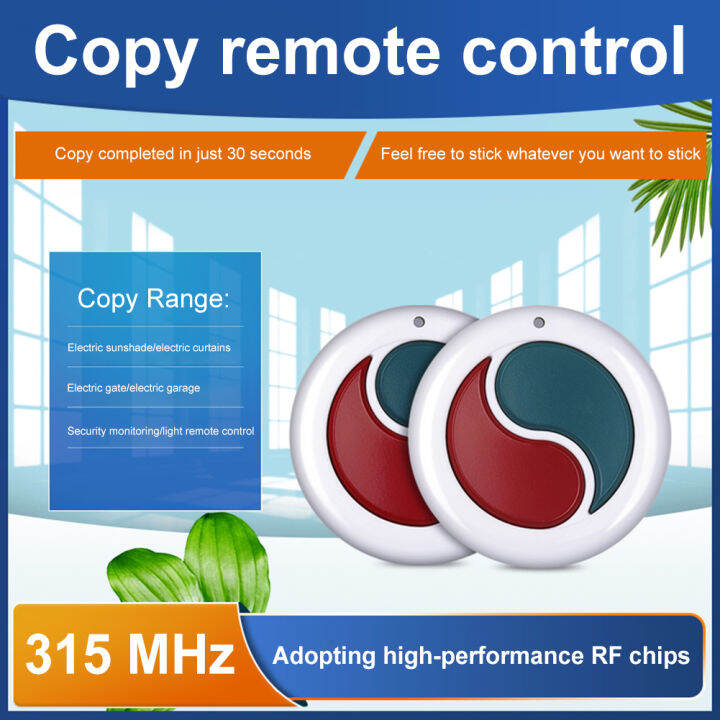 Copy Remote Control 315 MHz/433.92 MHz Universal Clone Remote Control ...