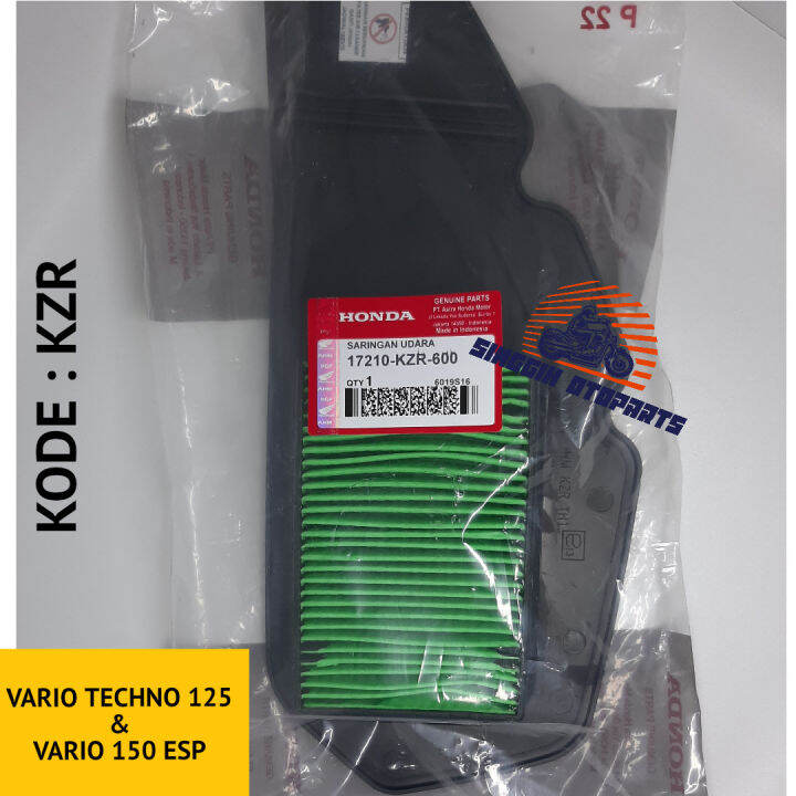 filter udara / saringan udara honda vario 125, vario 150 ( KZR ...