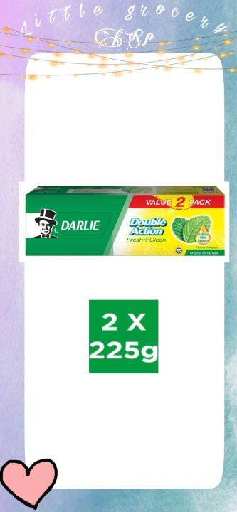 Darlie Double Action Toothpaste (2 x 225g) | Lazada