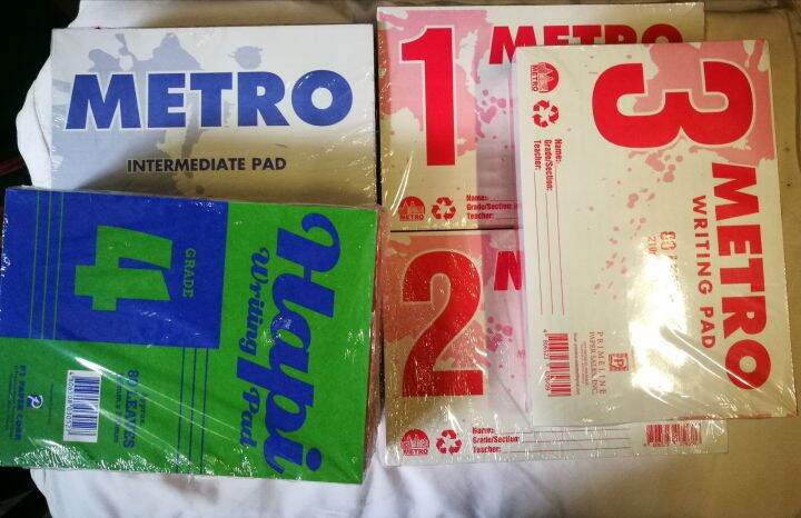Pad Paper / Writing Pad / Grade 1-4 / Intermediate / 80 leaves | Lazada PH
