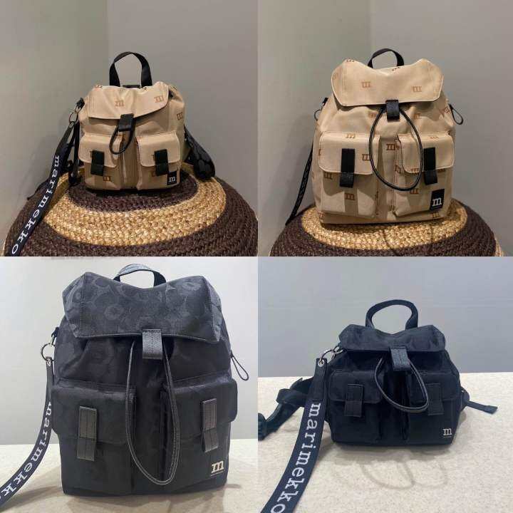 (พร้อมส่ง) Marimekko everything backpack ของแท้100% เป้สะพายหลัง ...