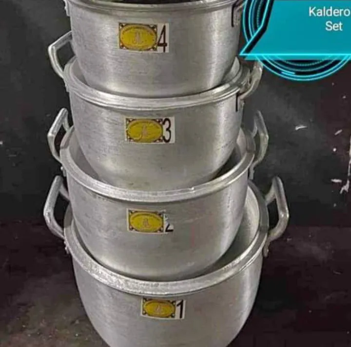 MABUHAY BRAND CALDERO, 1 sets 4pcs,MAKAPAL AT PANG MATAGALAN | Lazada PH