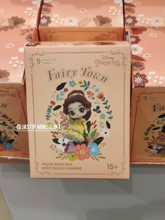 MINISO 🆕 Blind Box DISNEY Princess Fairy Tale Town (8 + 1 Hidden Karakter) | Lazada Indonesia