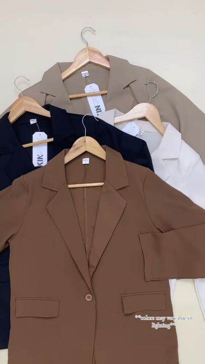 Kinwoo Women's BF Style Suit Blazer M-2XL Size | Lazada PH