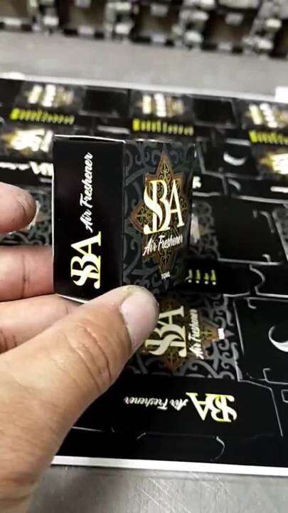 SAMPLE Kotak Packaging CAR Perfume 10ML / Car Perfume Packaging Box ...