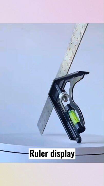 Mitsushi 300mm Adjustable Combination Square Angle Ruler 45/90 Degree ...