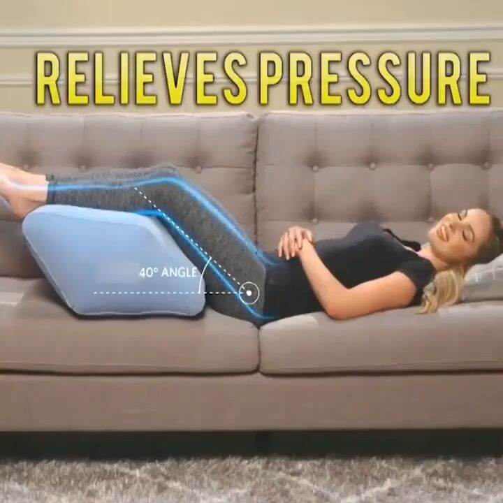 Leg Elevation Pillow To Relieve Fatigue PVC Lightweight Portable ...