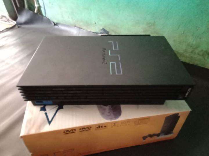 playstasion2 ps2 fat tebel matrik hardisk dalem internal 80GB full game ...