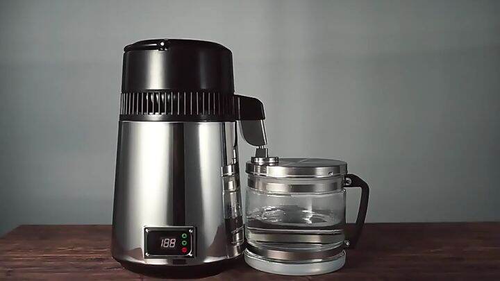 Water Distiller Machine 750W Distilled Water with Glass Container 4L ...